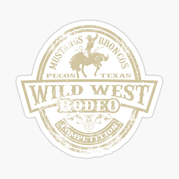 "Wild West" Sticker by atteoM | Redbubble