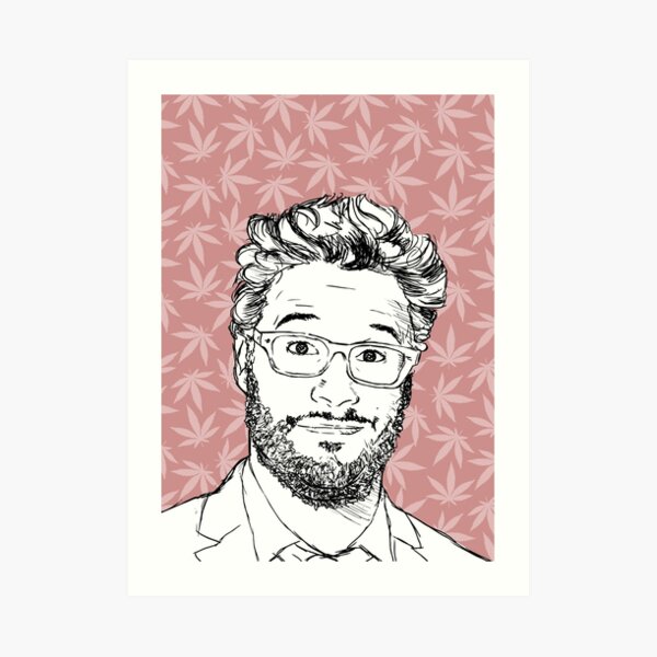 "SETH ROGEN" Art Print for Sale by naidl | Redbubble