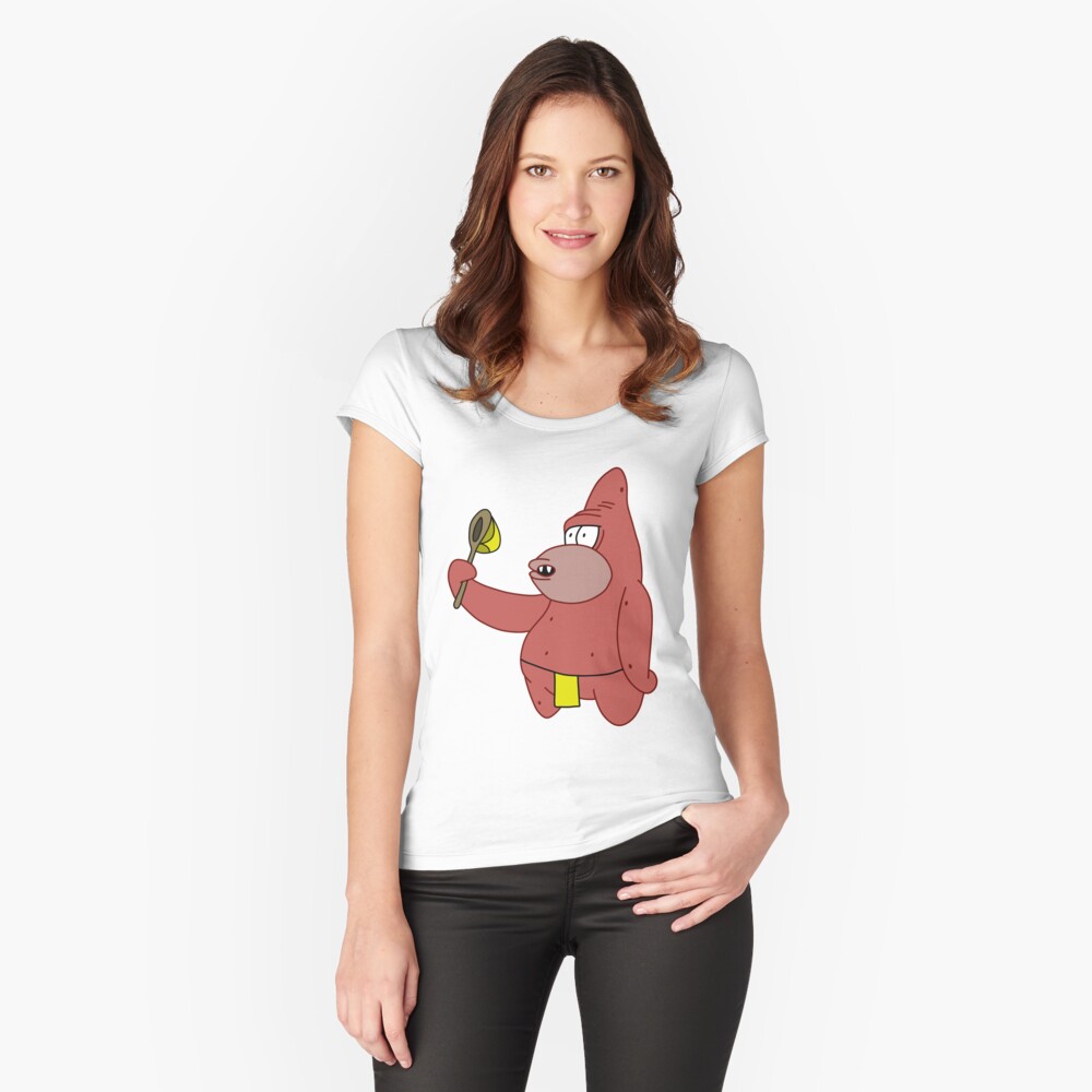 "Caveman Patrick Holding Jellyfishing Net" Sticker for Sale by ...