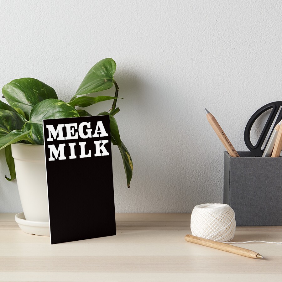 "MEGA MILK - HENTAI MANGA OTAKU - ANIME GIRL WEEABOO" Art Board Print ...