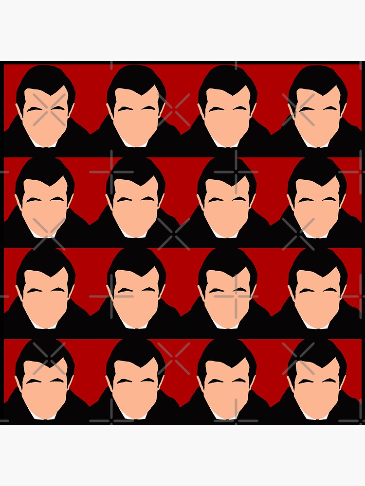 "Dracula - Claes Bang (repeat)" Sticker for Sale by Catrina1903 | Redbubble