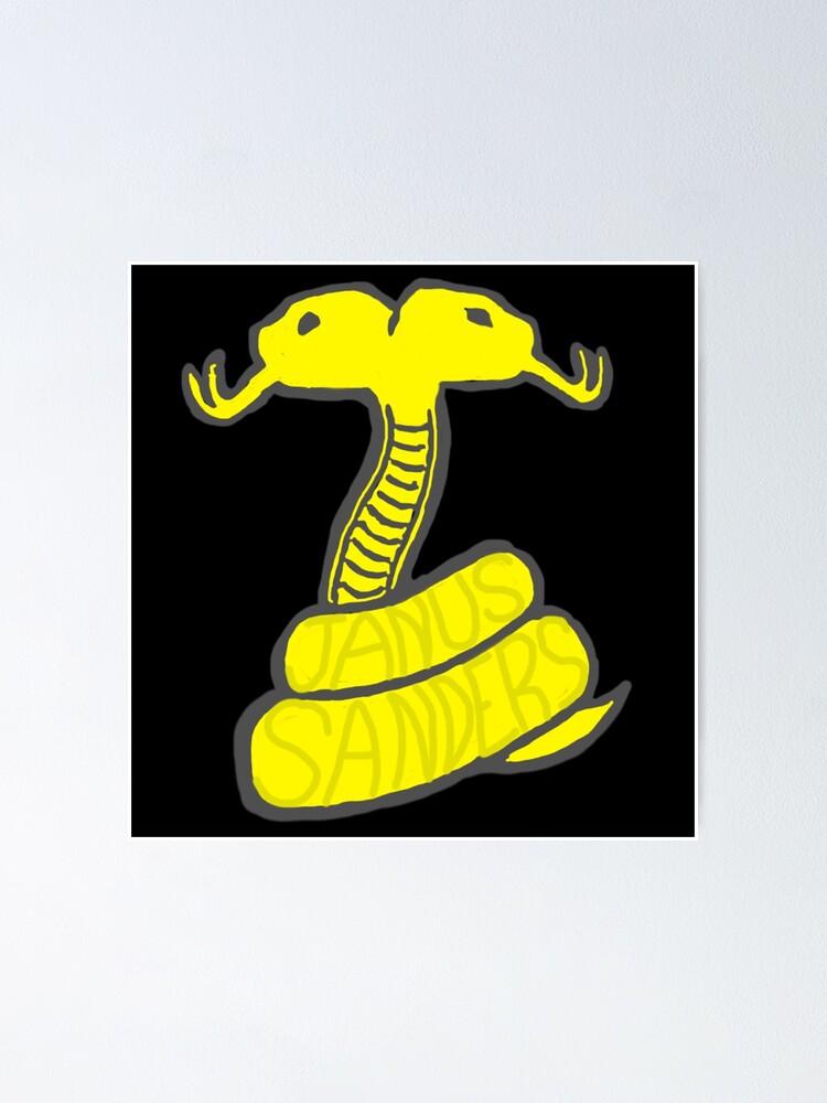 "Thomas Sanders Sides Janus Deceit Yellow Logo Snake Snakes" Poster by ...