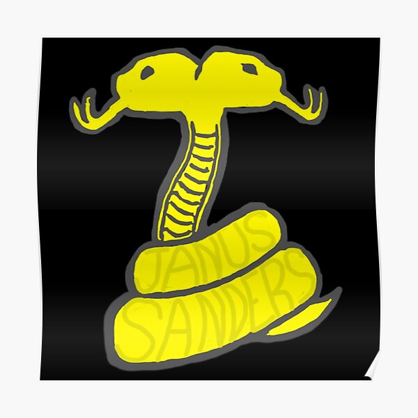 "Thomas Sanders Sides Janus Deceit Yellow Logo Snake Snakes" Poster by ...