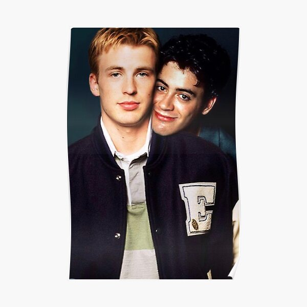 "Chris Evans and RDJ" Poster by hemsworth | Redbubble