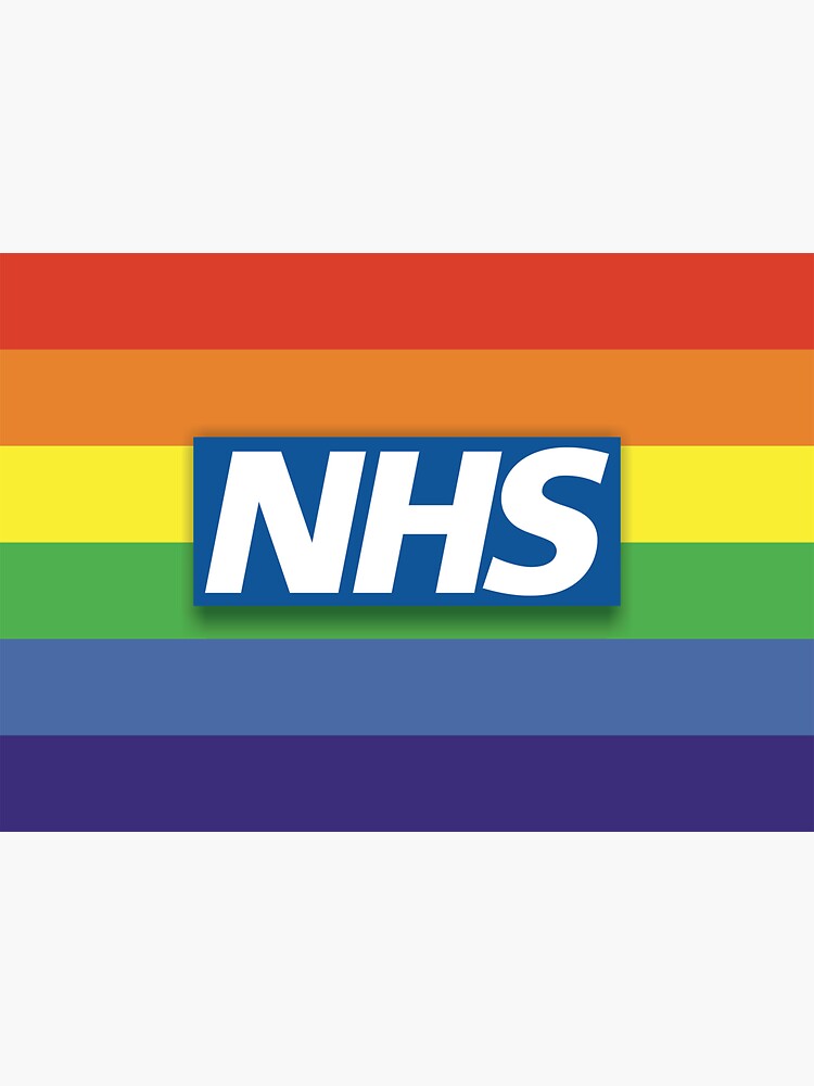 "NHS Rainbow Design Landscape" Sticker for Sale by Art4ArtsSake | Redbubble