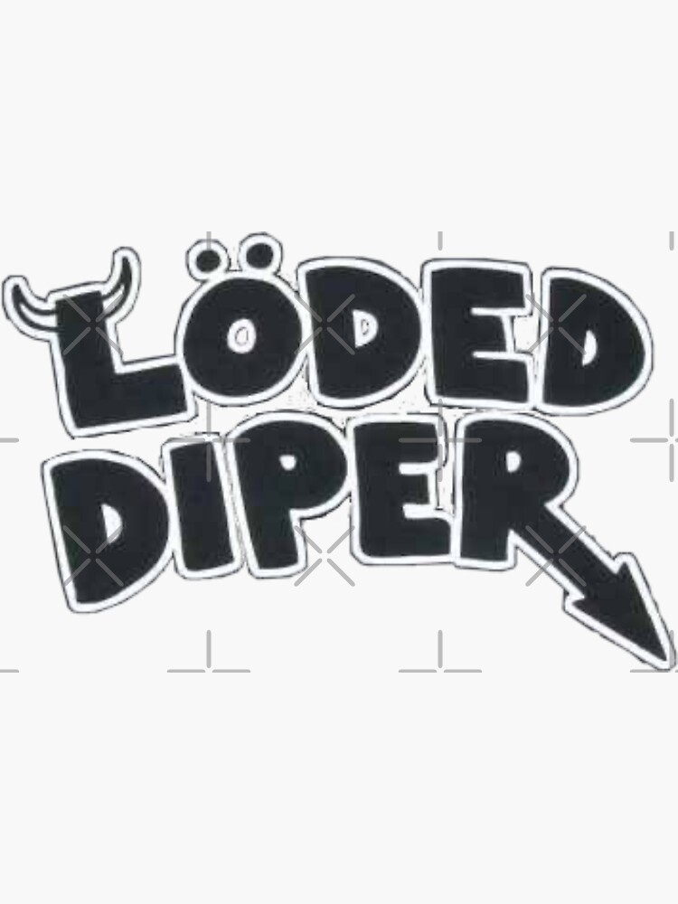 "Loded Diaper" Sticker for Sale by oddlygreat | Redbubble