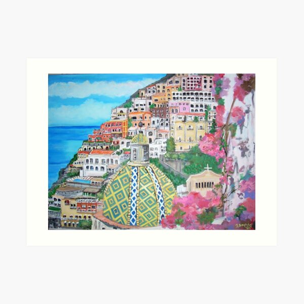 Positano Art Prints | Redbubble