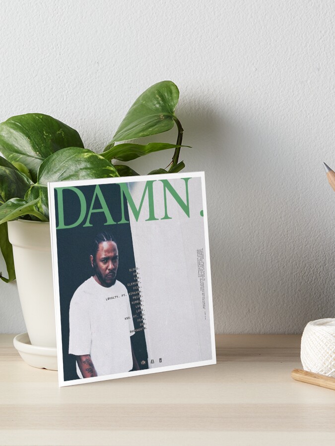 "Kendrick Lamar Damn Album Cover" Art Board Print for Sale by ...