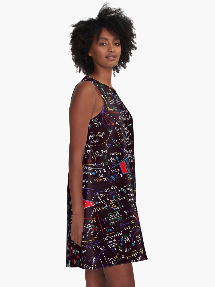 "Colorful Math Formulas" A-Line Dress for Sale by BluePlanet | Redbubble