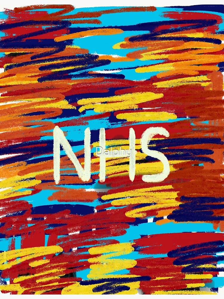 "Rainbow Nhs art" Poster for Sale by Dalphy | Redbubble