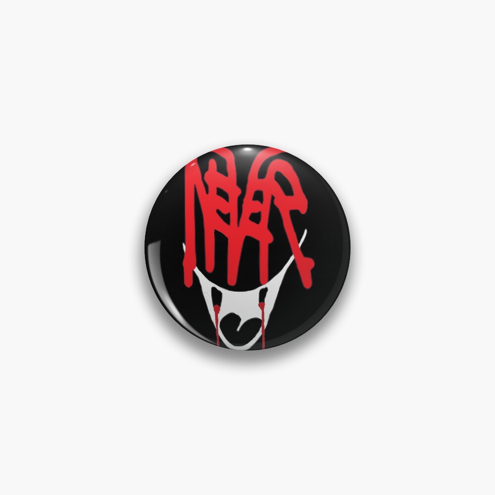 "Bladee Drain Gang Shield Gang Never logo " Pin for Sale by 3stars9 ...