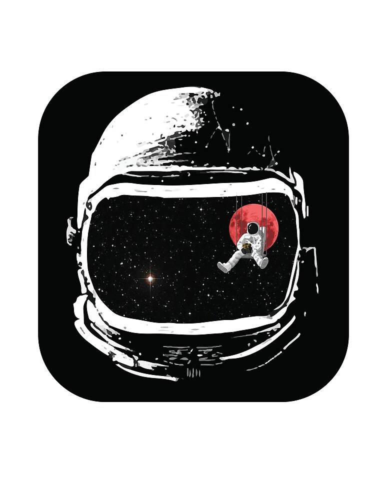Póster «astronauta escalofriante» de chamchon | Redbubble
