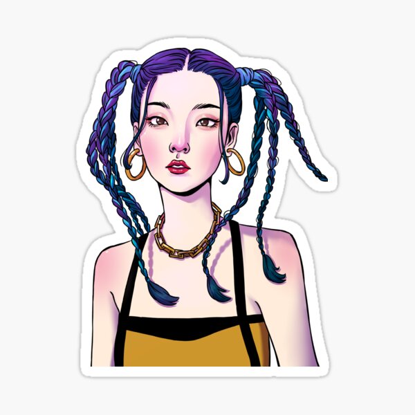 "Yeji Itzy 예지" Sticker for Sale by Katitan | Redbubble