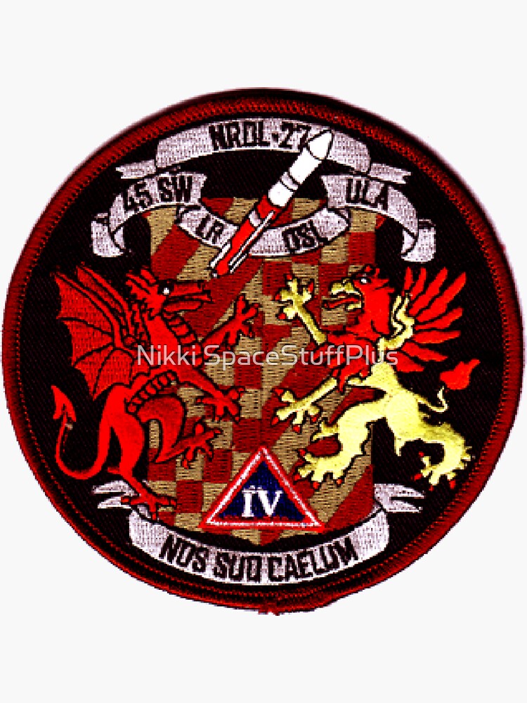 "NRO Launch 27 (NROL-27) Crest" Sticker by Spacestuffplus | Redbubble