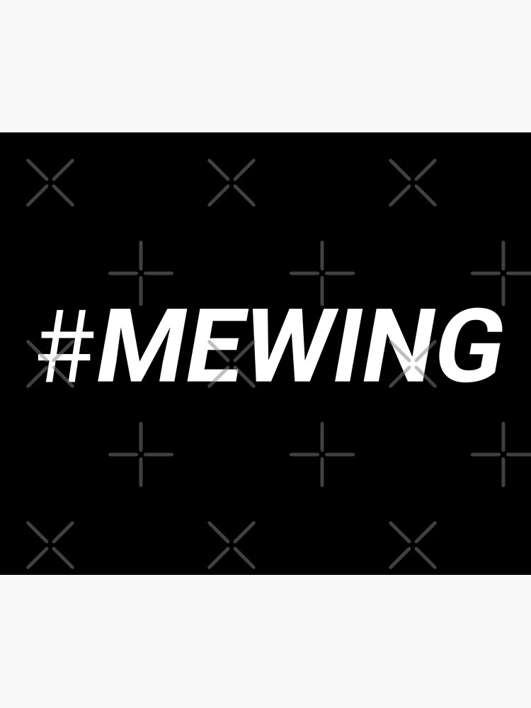"#MEWING" Poster by badCasperTees | Redbubble