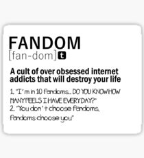Fandom: Stickers | Redbubble
