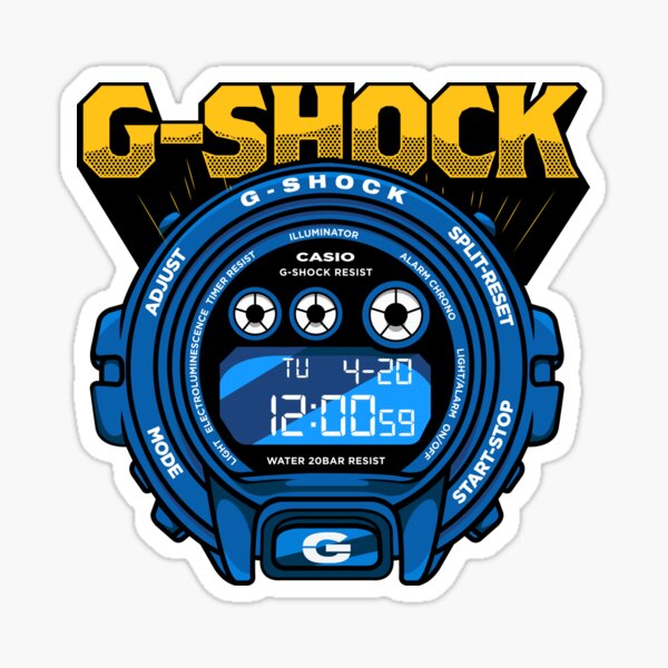 Casio G Shock Stickers | Redbubble