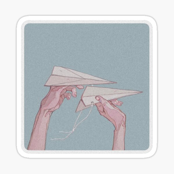 "Paper airplanes " Sticker by rosebaby- | Redbubble