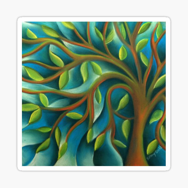 "Spring Tree of Life" Sticker by tiffanybudd | Redbubble