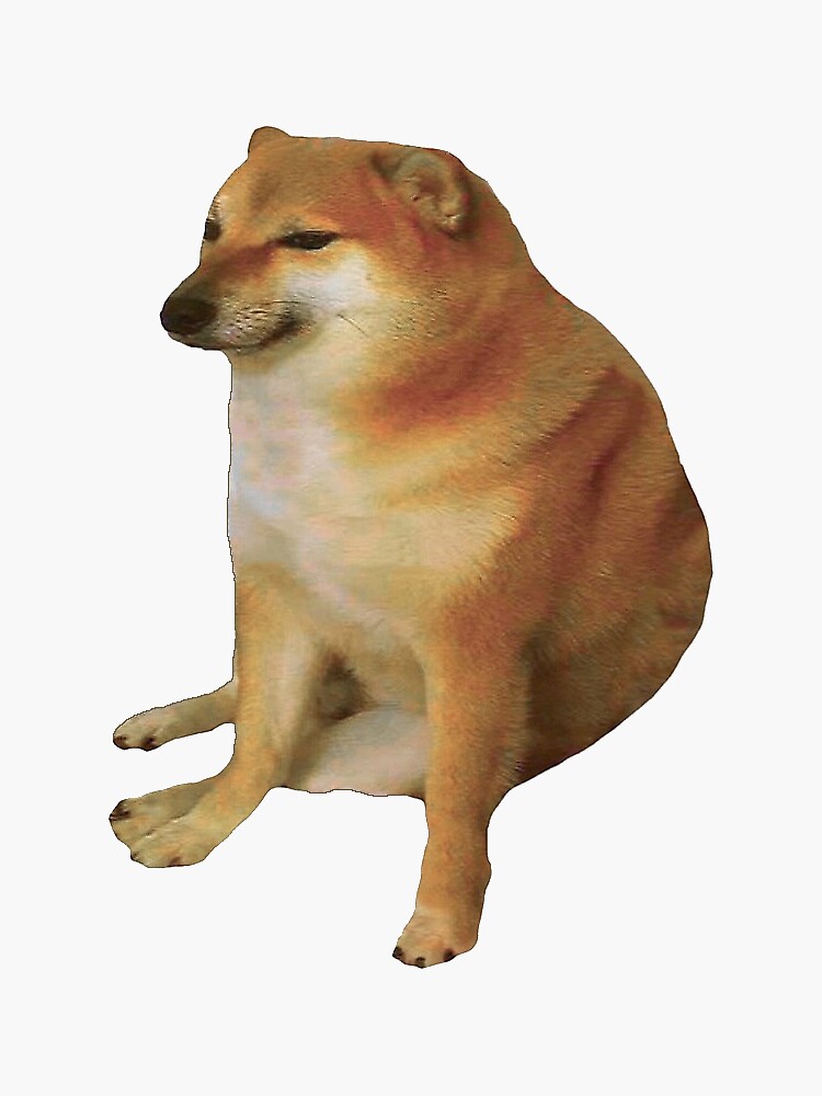 "Cheems" Sticker by LordDank | Redbubble