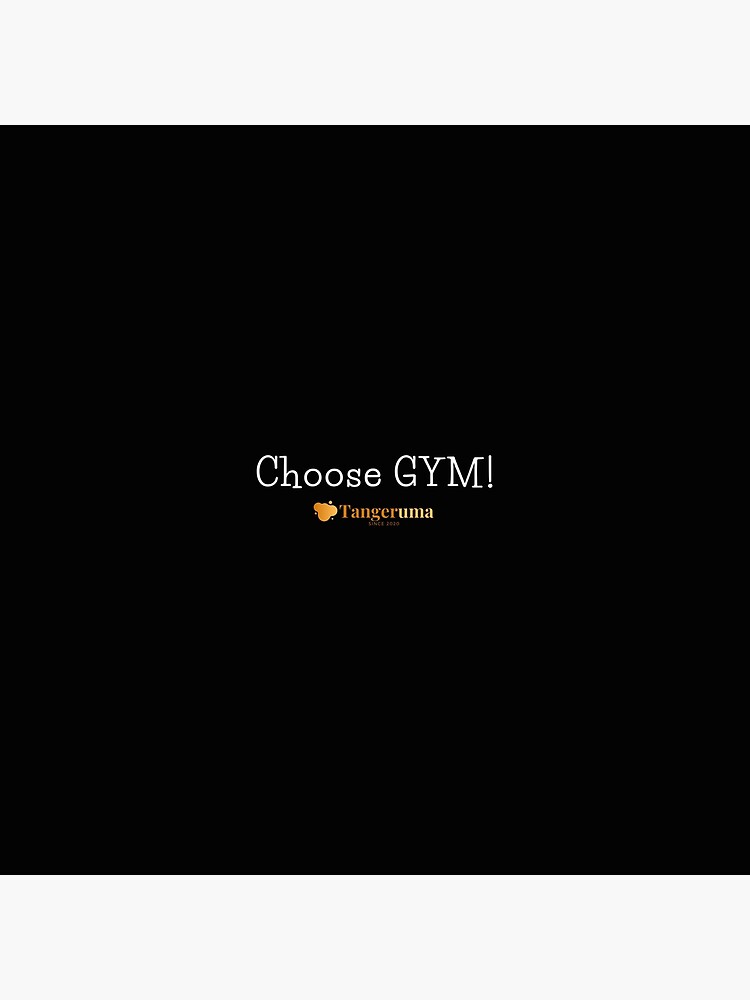 "Choose GYM Mini Logo " Poster for Sale by Tangeruma | Redbubble