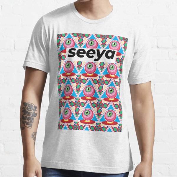 "Seeya, Eye of God Symbol and Geometric Christian Cross Pattern with ...
