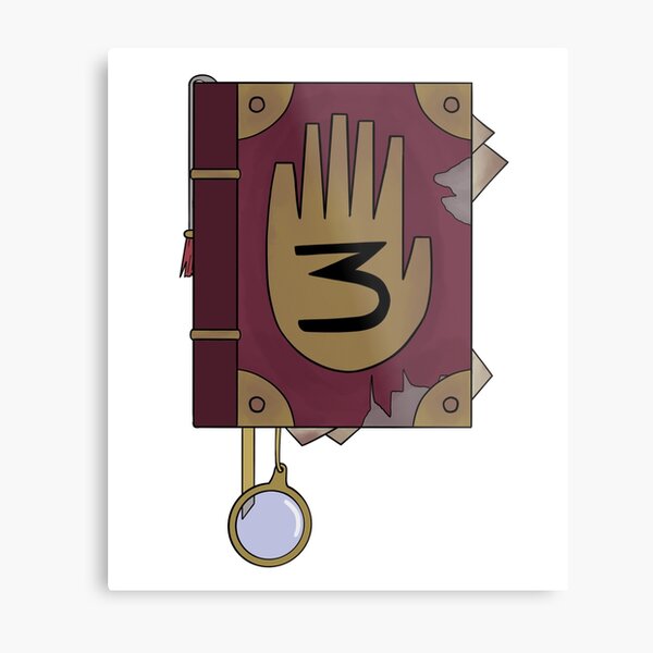 "Gravity Falls Journal Number 3" Metal Print for Sale by ...