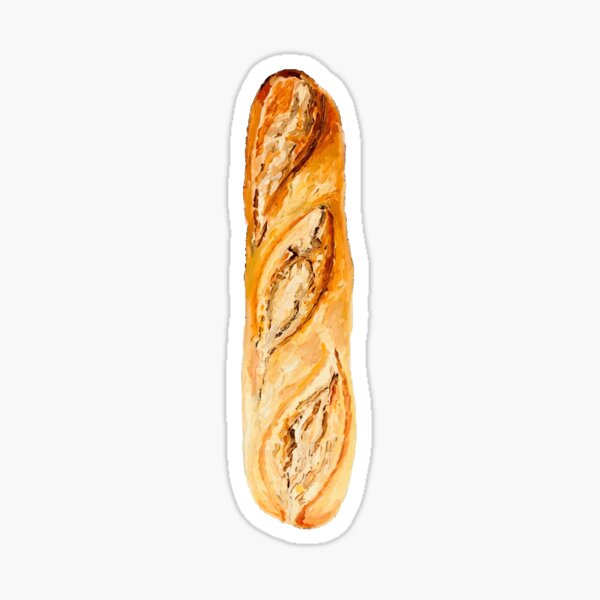 "French Baguette " Sticker by MaddyElla-013 | Redbubble