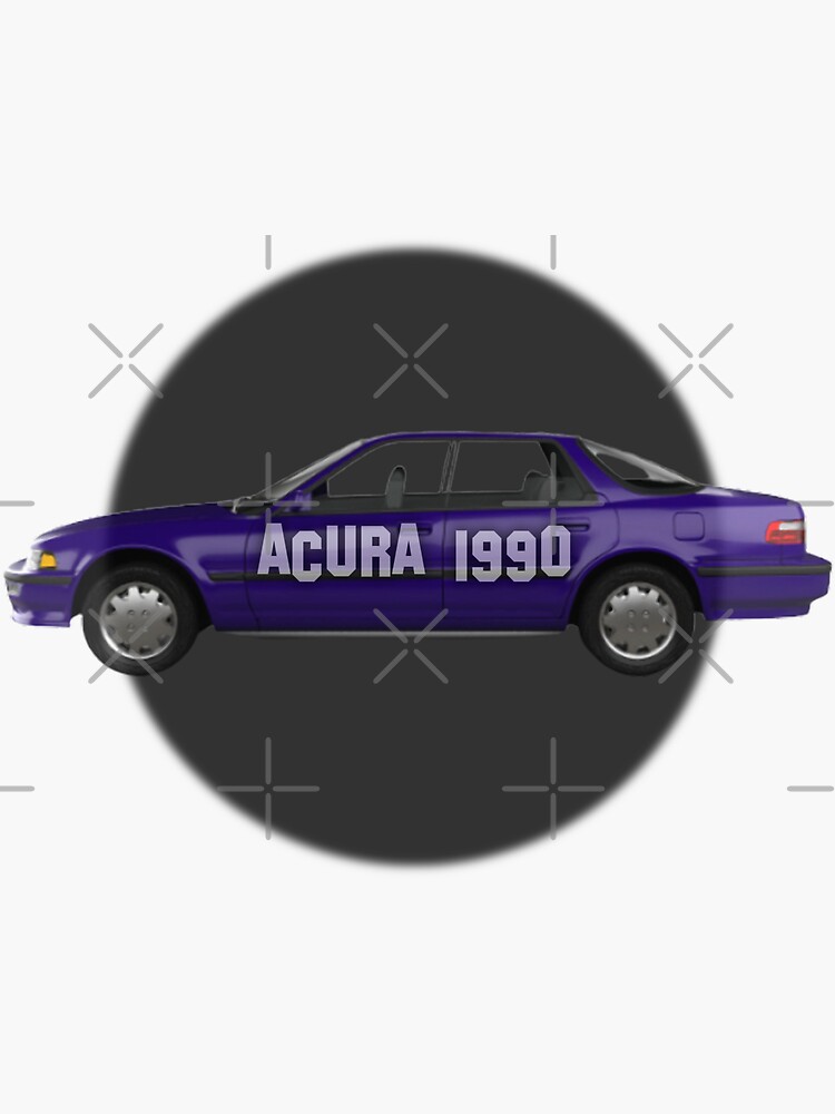"Acura Integra sedan 1990 - 0001" Sticker for Sale by hdpic-steem ...