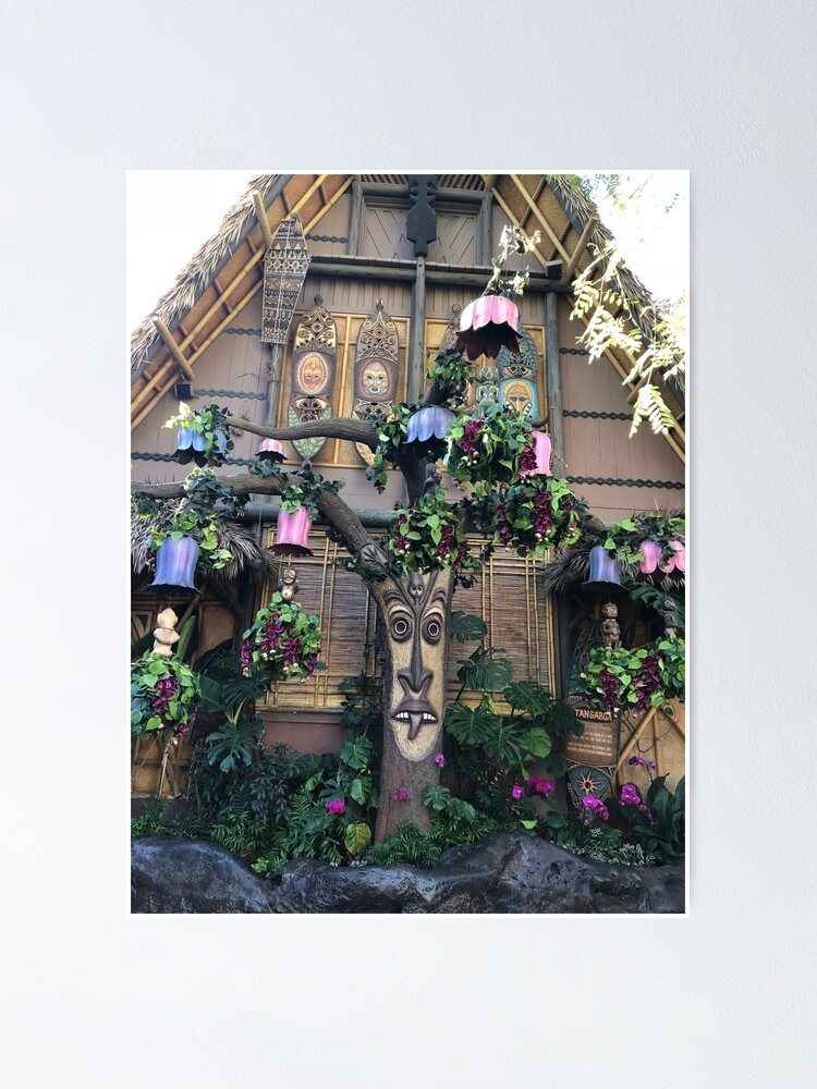 "Tiki tree" Poster for Sale by Vanessahuntbach | Redbubble