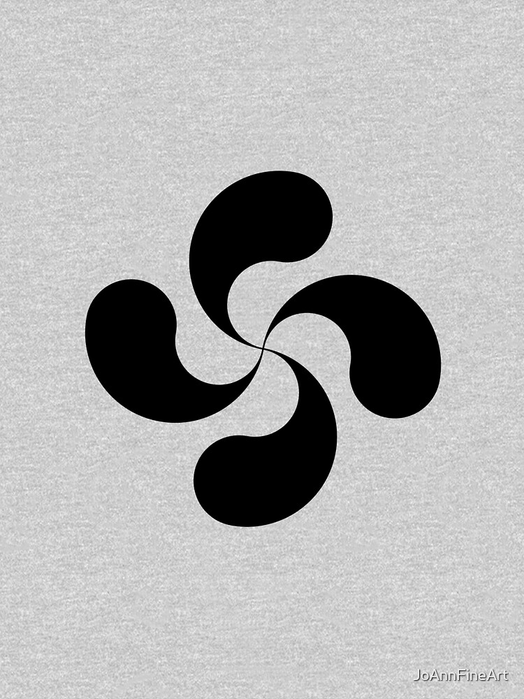 "Basque Cross or Lauburu" T-shirt for Sale by JoAnnFineArt | Redbubble ...