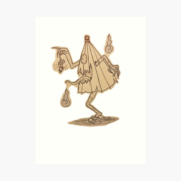 "Kasa-obake yokai lunchtime" Art Print for Sale by FunnyFerretArt ...