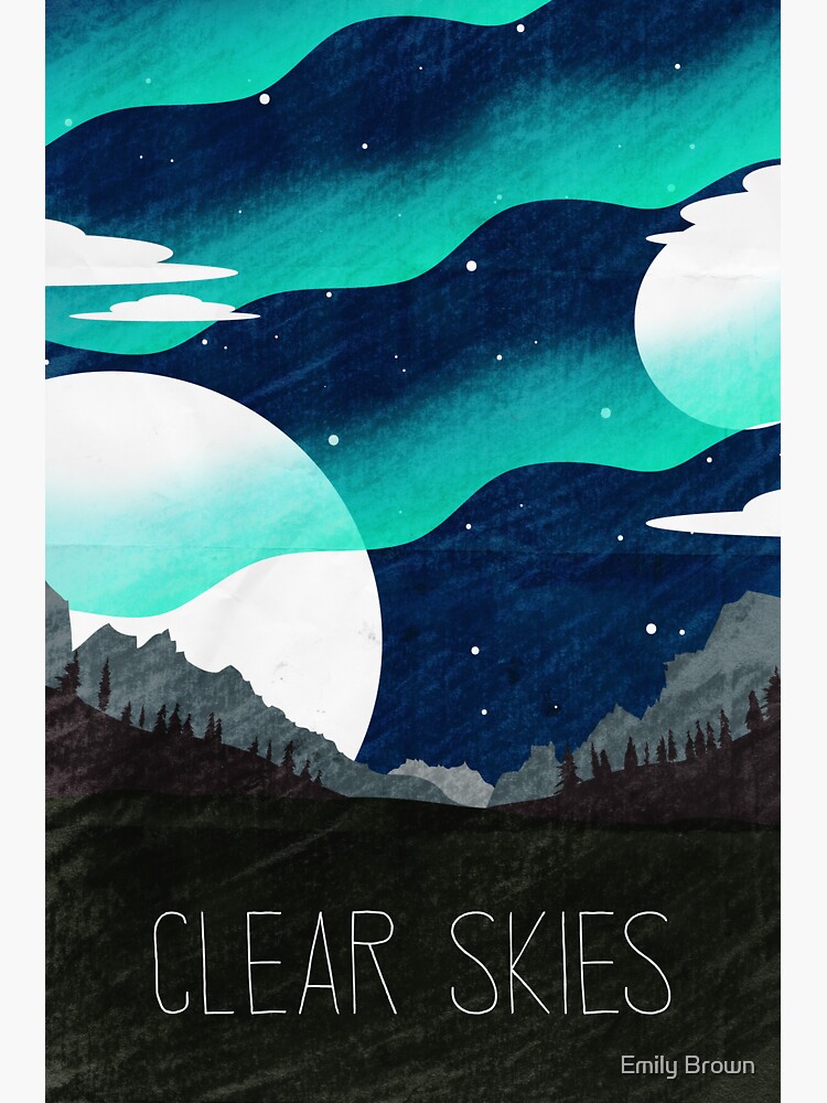 "Tamriel Shout - Clear Skies" Sticker for Sale by browniegamer | Redbubble