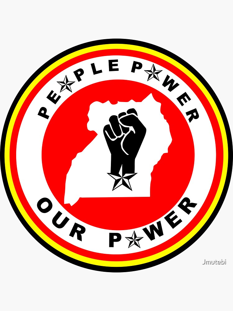 "People power" Sticker for Sale by Jmutebi | Redbubble