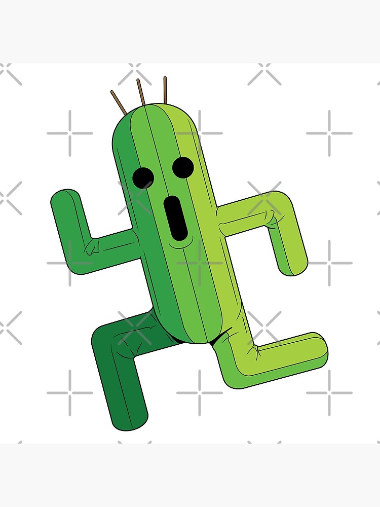 "Final Fantasy Cactuar, Final Fantasy Sticker, Funny Final Fantasy ...
