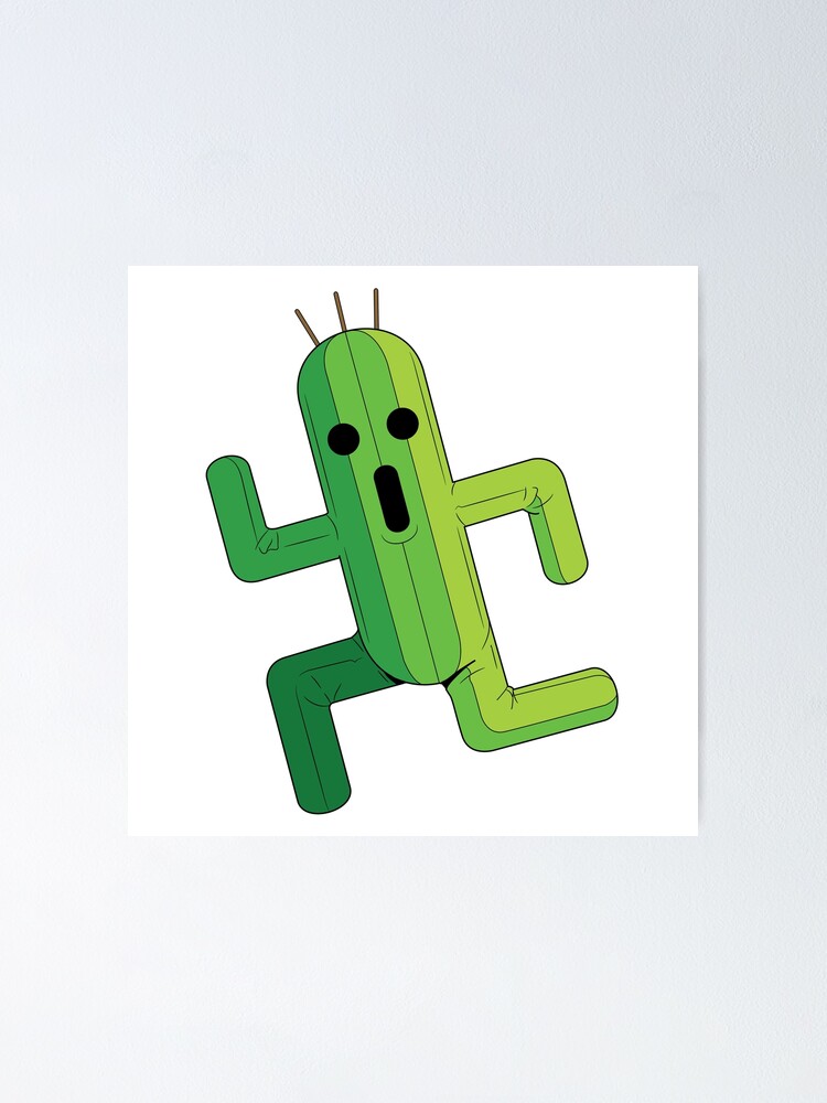 "Final Fantasy Cactuar, Final Fantasy Sticker, Funny Final Fantasy ...