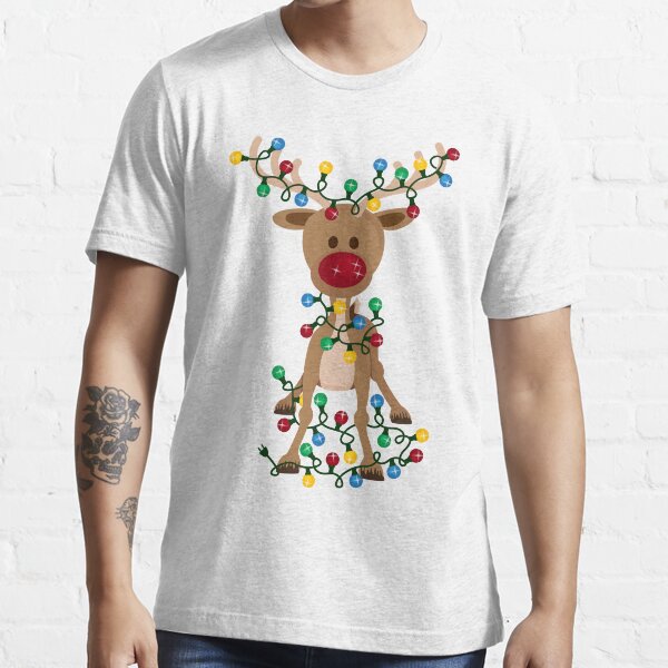 "Adorable Reindeer" T-shirt for Sale by mightyawesome | Redbubble ...