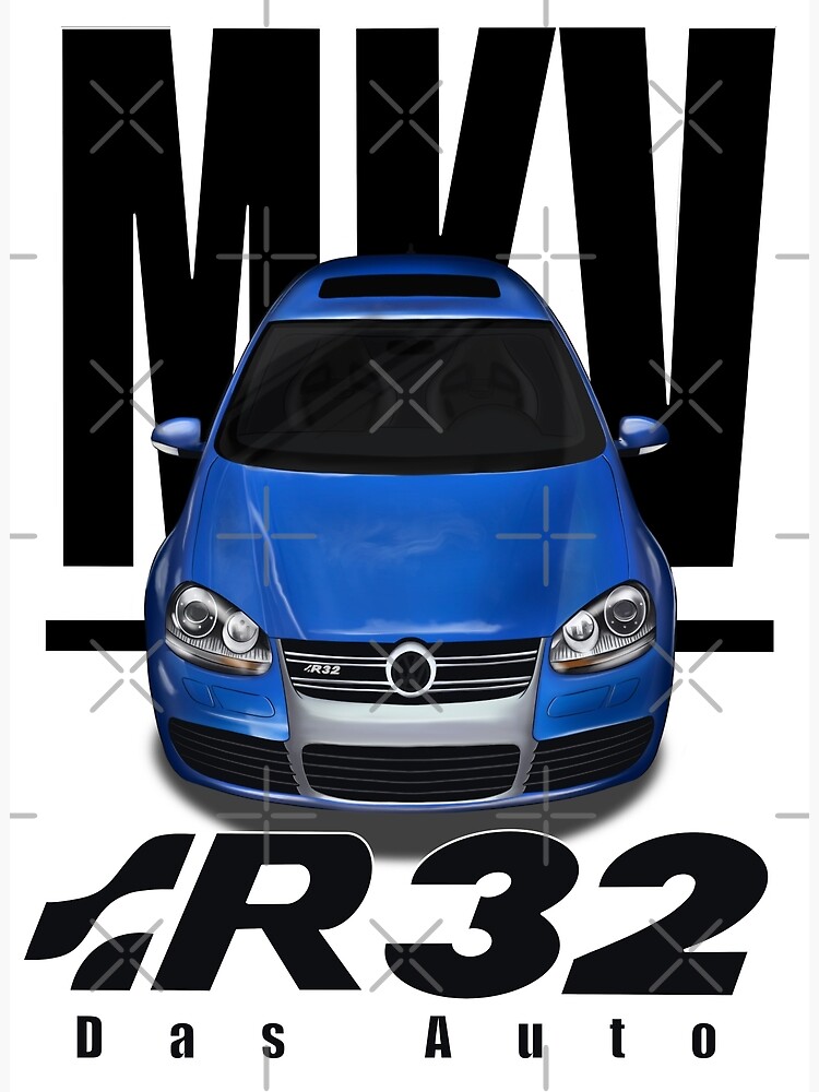 "R32 MK5" Poster for Sale by LaMondaCamiseta | Redbubble