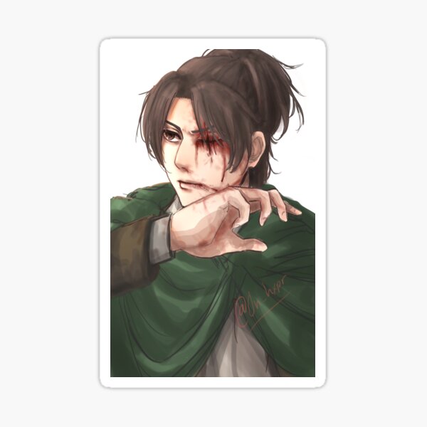 "ATTACK ON TITAN | Hange Zoe" Sticker for Sale by r0rkj99 | Redbubble