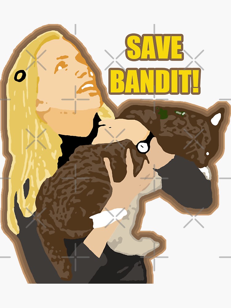 "Save Bandit" Sticker by pickledbeets | Redbubble