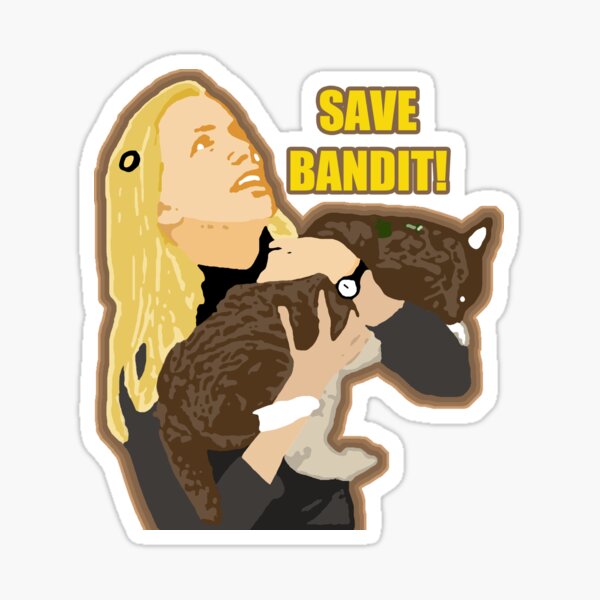 "Save Bandit" Sticker by pickledbeets | Redbubble