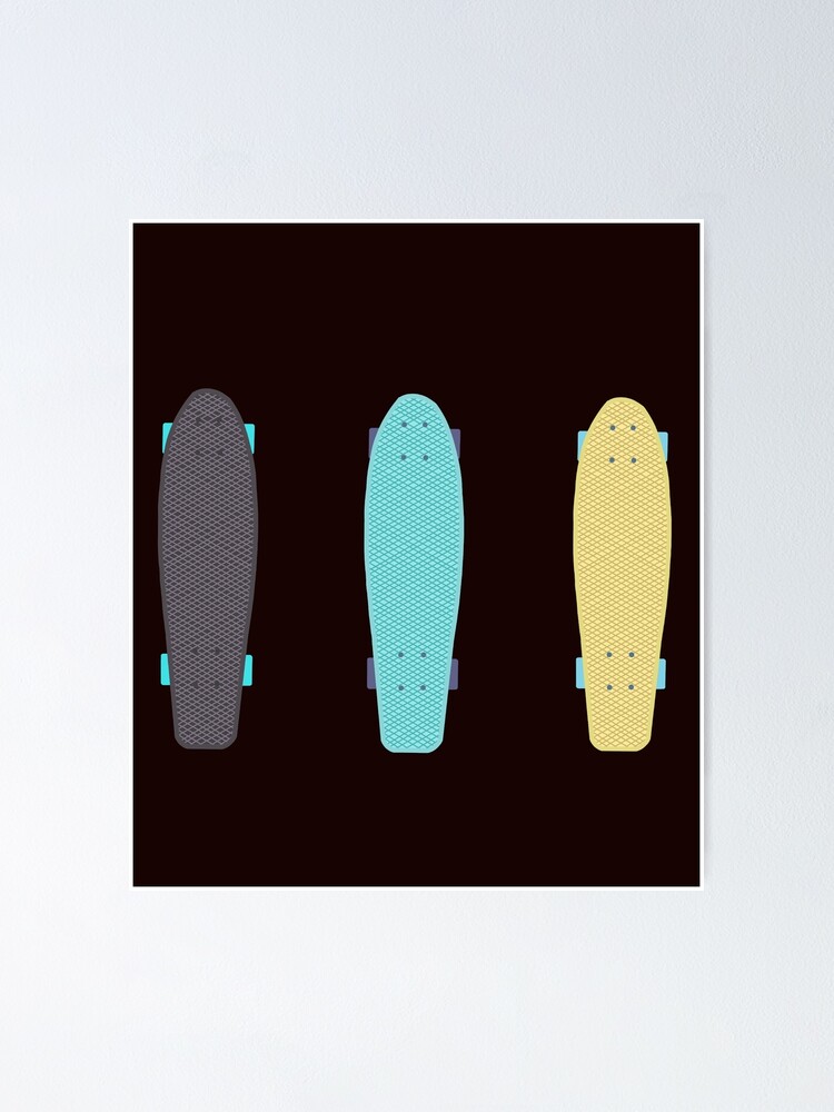 "Penny board sticker pack " Poster by diegocasbor | Redbubble