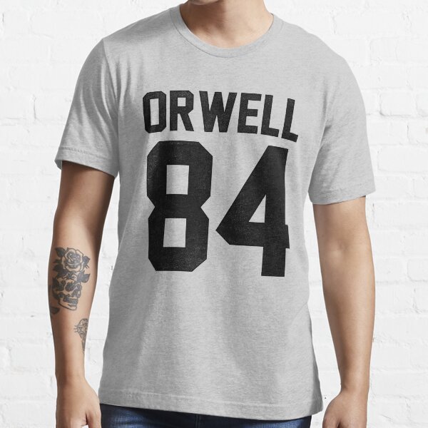 "Orwell 84 Jersey - Black" T-shirt for Sale by brendonrush | Redbubble ...
