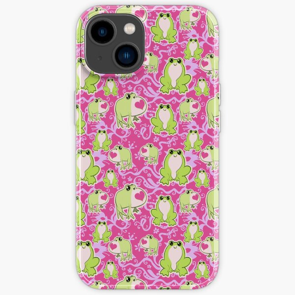 "Love Frogs Pattern" iPhone Case for Sale by SaradaBoru | Redbubble