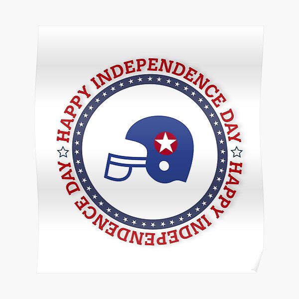 "Happy Independence day USA rugby" Poster for Sale by Dieowl | Redbubble