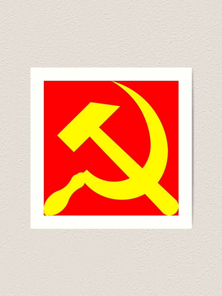 "Communism Red Black Logo " Art Print for Sale by TopMask | Redbubble