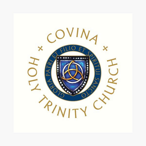 "Historic Holy Trinity Church Logo" Art Print by PadreSteve | Redbubble