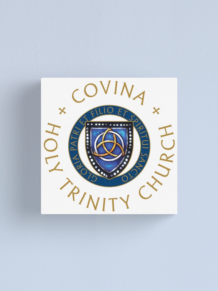 "Historic Holy Trinity Church Logo" Canvas Print by PadreSteve | Redbubble