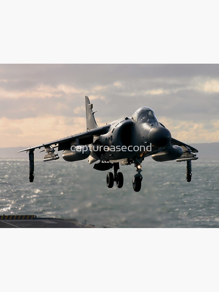 "Sea Harrier Hovering" Sticker for Sale by captureasecond | Redbubble