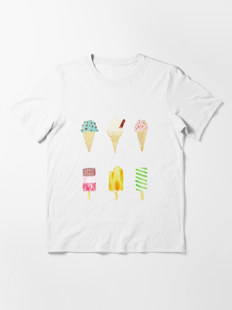 "ice cream selection" T-shirt for Sale by cardboardcities | Redbubble ...